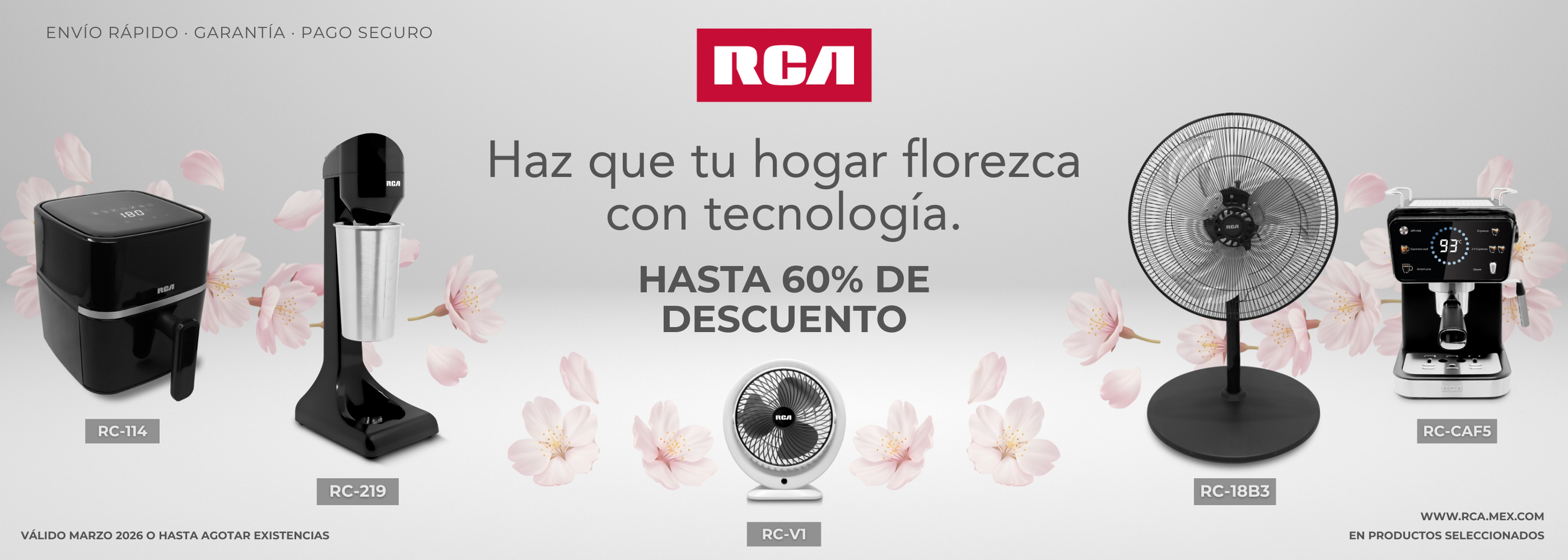 Electrodomésticos, línea blanca y accesorios de cuidado personal